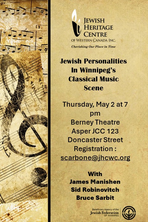 Programs - Jewish Heritage Centre of Western Canada